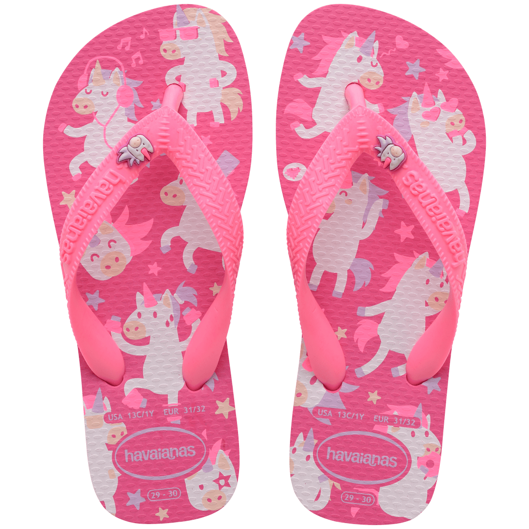 Kids' Fantasy Flip Flops Pink Flux | Havaianas