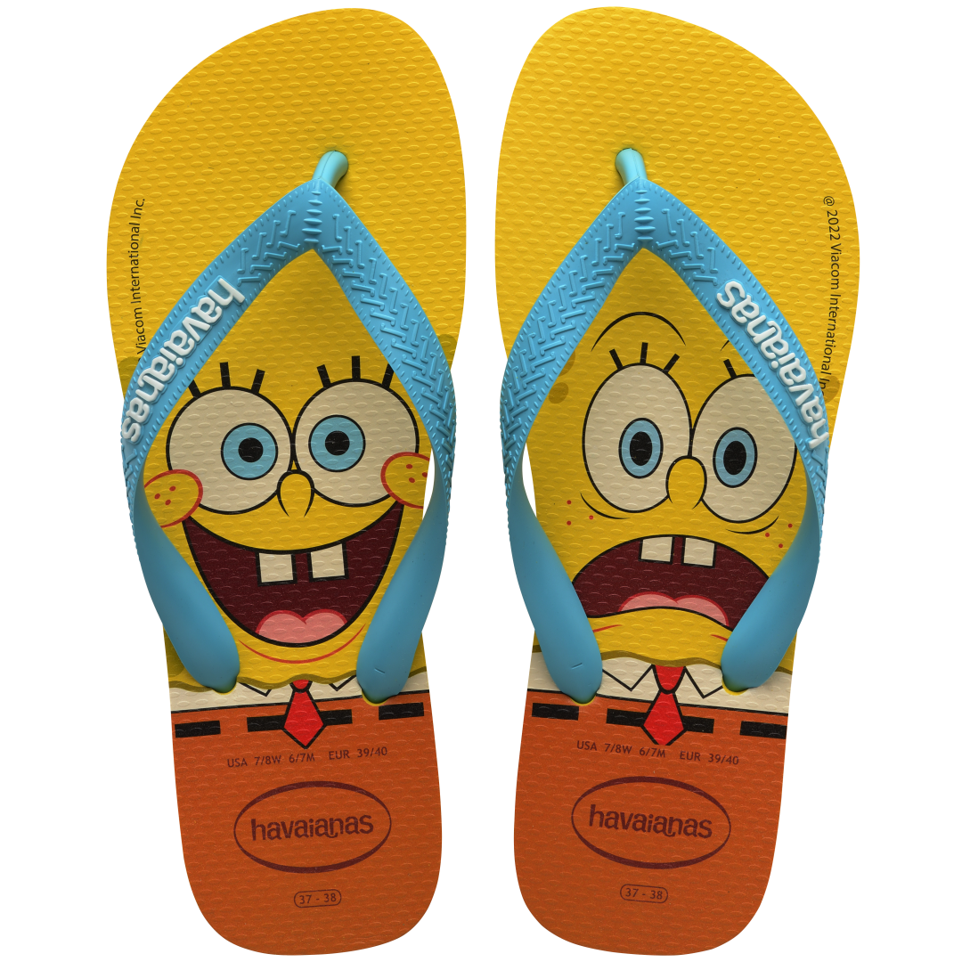 Kids' Spongebob Flip Flops Citrus/Yellow | Havaianas